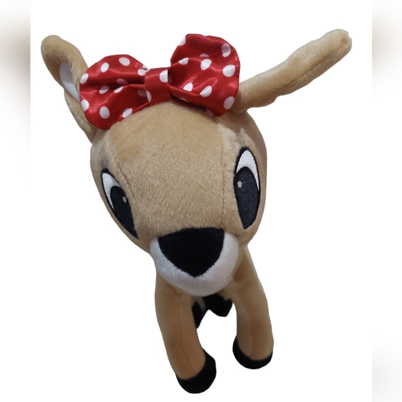 The Toy Factory | Toys | Clarice 2 Plush Rudolph The Red Nosed Reindeer ...